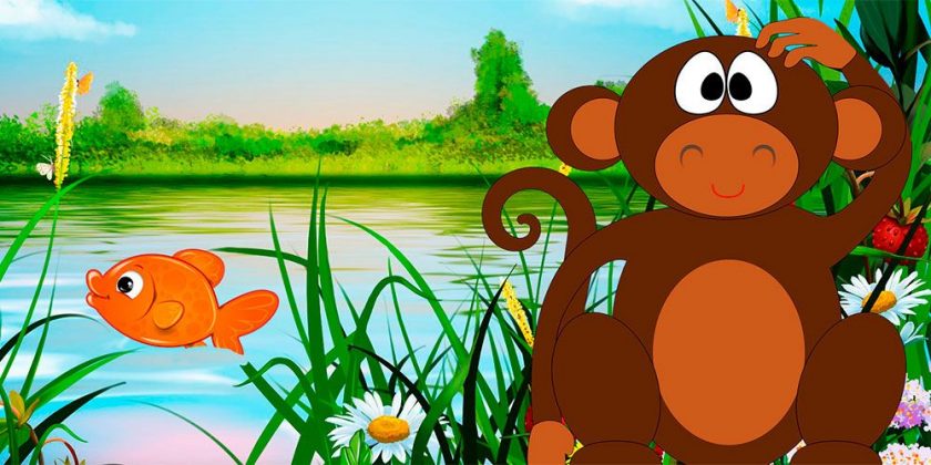 El mono y el pez, fábula corta sobre la empatía explicada