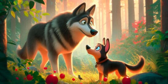 El lobo y el perro, fábula sobre la libertad de La Fontaine