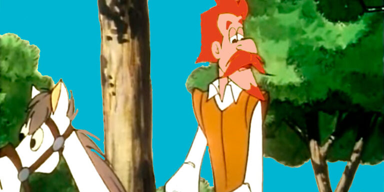 Reencuentro de Andrés y Don Quijote, explicado para niños
