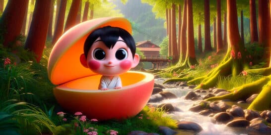 Momotaro, el niño melocotón, leyenda fascinante de Japón